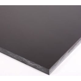 1-1/4IN BLACK ACETAL Plate - Multi-Craft Plastics