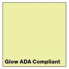 Rowmark LG311-911 Glow ADA Compliant LaserGlow - Matte Non-Glare 1/32IN ...